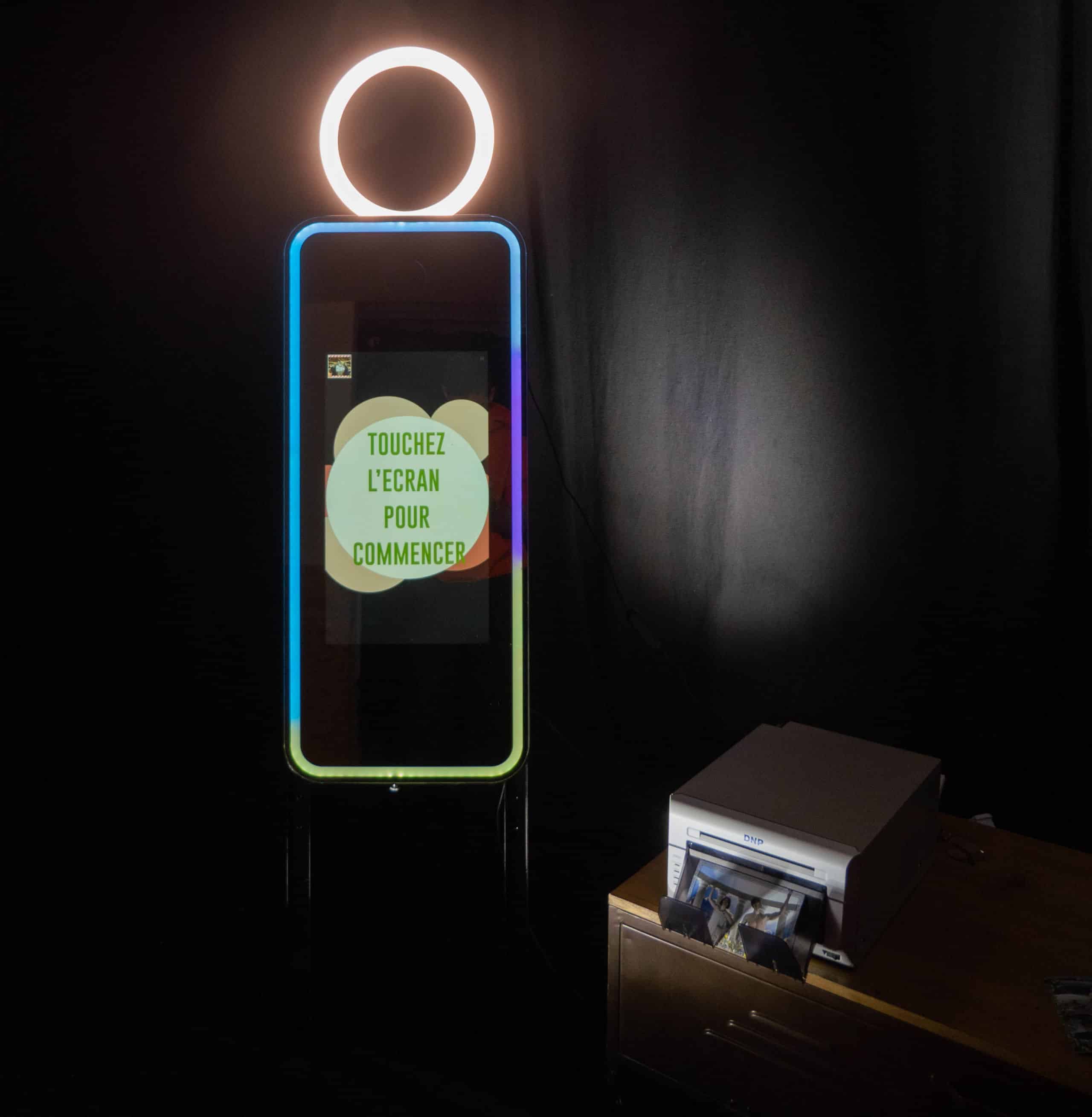 Rent a Magic Mirror Photobooth for a party on the French Riviera